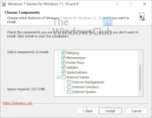 How to Install Windows 7 games on Windows 11