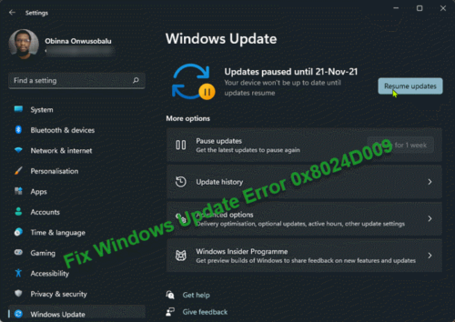Fix 0x800f0900 Windows Update Error