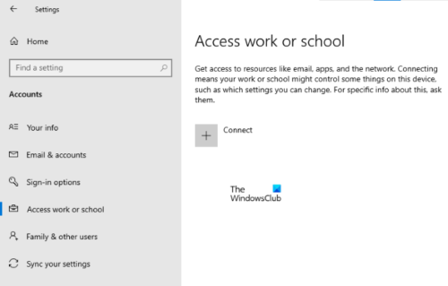 Admin, Standard, Work, School, Child, Guest Account in Windows 11/10