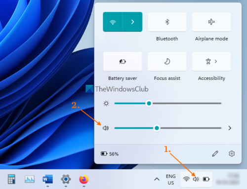 How to change sound volume in Windows 11