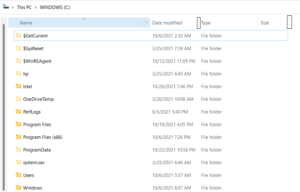 How to change Column Width size of File Explorer in Windows 11