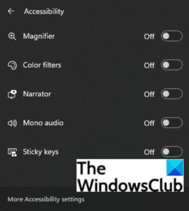 Add, Remove, Reset, Quick Action Center buttons in Windows 11