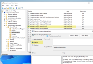 Desktop icons keep moving randomly to second monitor in Windows