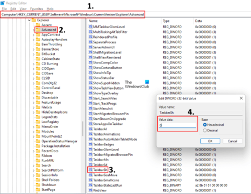 How to disable Recent Search icon History in Windows 11 Taskbar