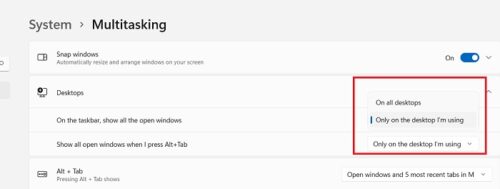 How to Manage Virtual Desktop in Windows 11