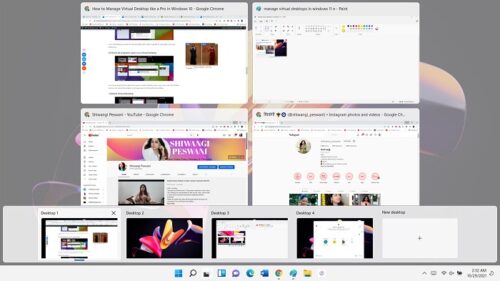 How to Manage Virtual Desktop in Windows 11
