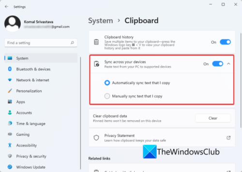 How to use Clipboard History in Windows 11