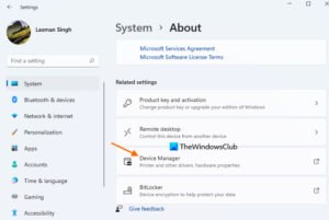 How to open Device Manager in Windows 11