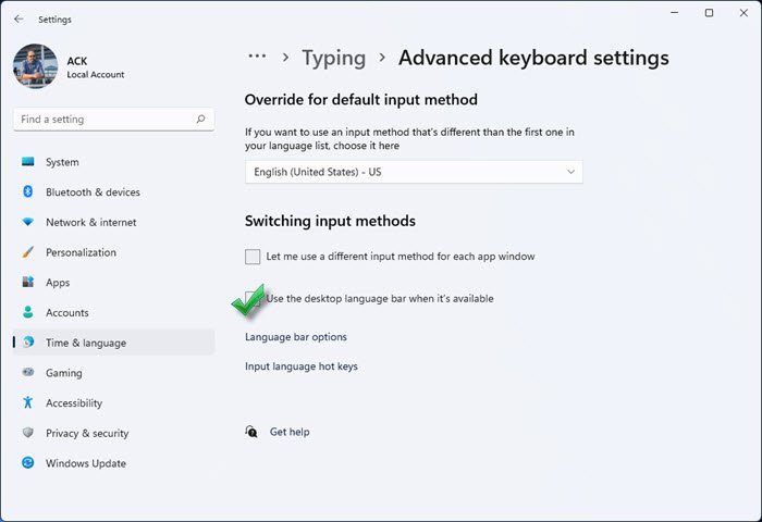 How to remove Language Switcher Icon from Taskbar in Windows 11 ... How to remove Language Switcher Icon from Taskbar in Windows 11 ...
