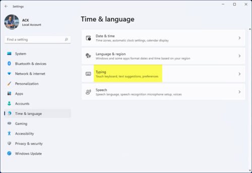How to remove Language Switcher Icon from Taskbar in Windows 11