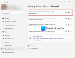 Privacy and Security Settings in Windows 11 you should know