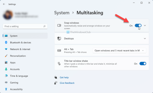How to enable Split Screen on Windows 11