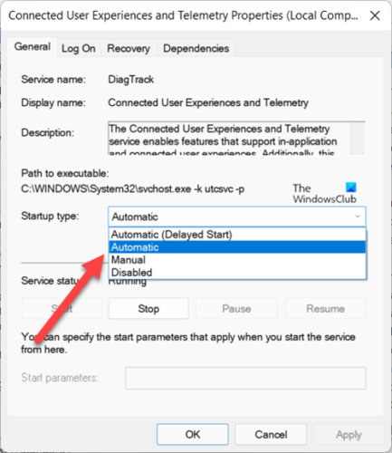 Can't change Diagnostic Data to Full in Windows 11