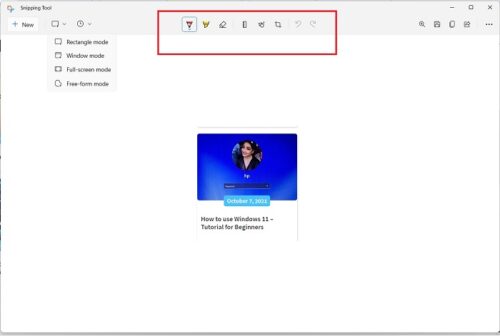 How to take a screenshot in Windows 11/10 PC