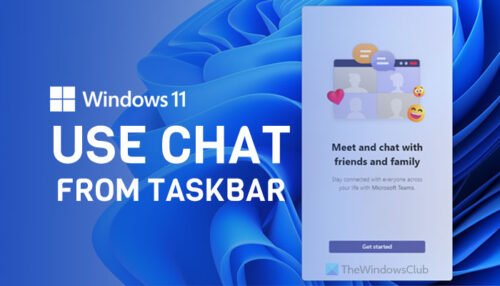 How to use Chat from Windows 11 Taskbar