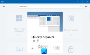 How to use the new Tips app to explore Windows 11