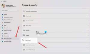 How to prevent or allow App access to File System in Windows 11