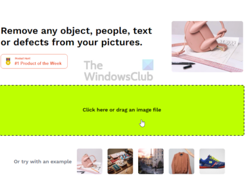 Remove unwanted Objects from Photos with free online tool
