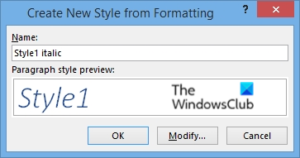 How to Customize and Create a new Style in Word