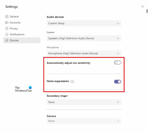 Audio cuts off automatically during a call in Microsoft Teams