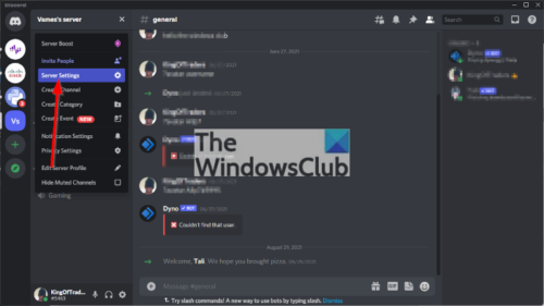 How to transfer ownership of a Discord server to someone else