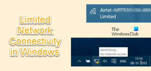 Limited Network Connectivity in Windows 11/10