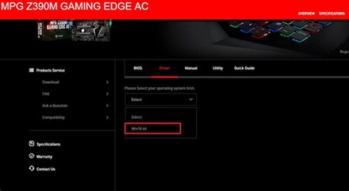 Download & install MSI Motherboard drivers for Windows 11/10