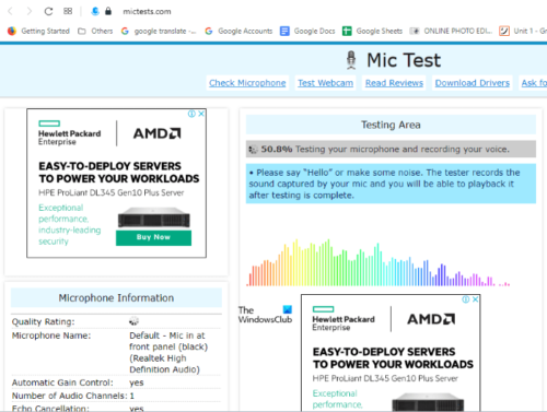 Best free mic testing software and online tools for Windows 11