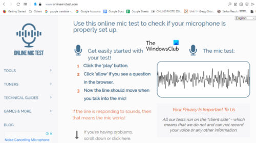 Best free mic testing software and online tools for Windows 11/10