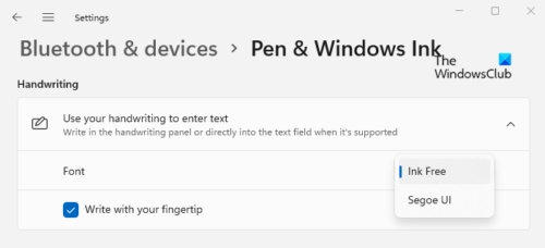 Bluetooth & devices Settings in Windows 11