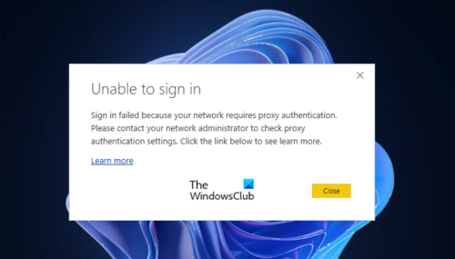 Fix Power BI Desktop login issues; Can't sign into Power BI