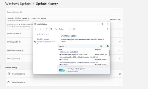 Microsoft can't install important security updates 0x800703ed 0x80072ee7