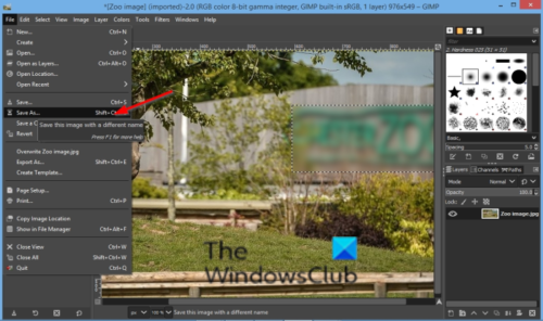 How to Blur Images and Background using GIMP