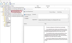 Cannot turn off Focus Assist in Windows 11