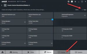 How to create and set Custom Resolution on Windows 11