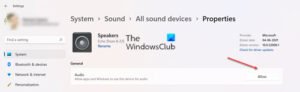 How to Enable or Disable Sound Output Device in Windows 11
