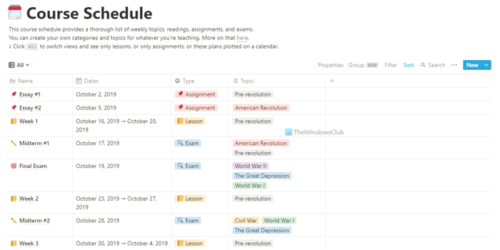 Notion templates for Students, Startups, Project management, Productivity