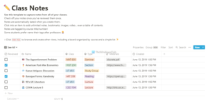 Notion templates for Students, Startups, Project management, Productivity