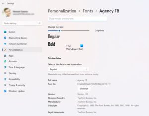 How to Install or Uninstall Fonts in Windows 11 for all users