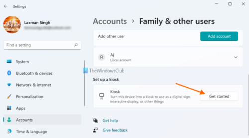 How to set up Kiosk Mode in Windows 11 using Assigned Access