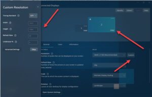 How to create and set Custom Resolution on Windows 11
