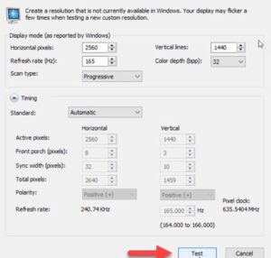 How to create and set Custom Resolution on Windows 11