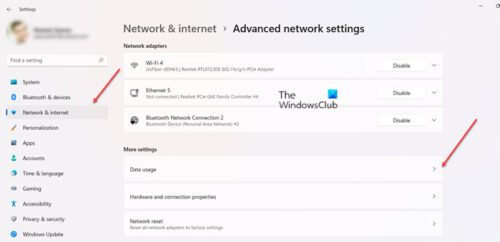 Limit, Monitor, Manage Internet Data Usage on Windows 11