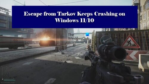 Escape from Tarkov keeps crashing or freezing on Windows PC