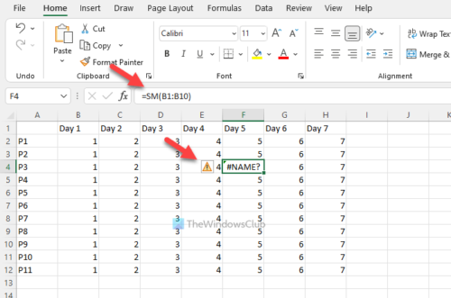 Excel ran out of resources while attempting to calculate formulas