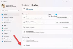 How to change default Graphics card in Windows 11