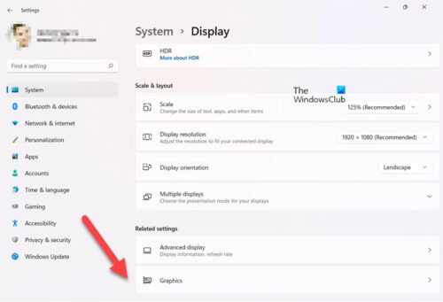 How to change default Graphics card in Windows 11