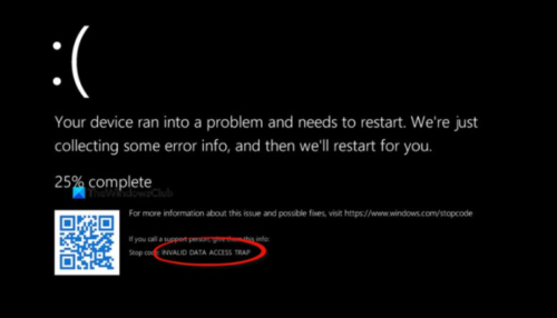 Fix INVALID DATA ACCESS TRAP error on Windows 11