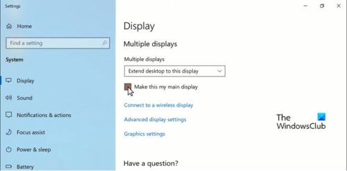 How to set up 3 monitors on a Windows 11/10 laptop