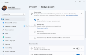 How to Turn Off/On or Manage Notifications in Windows 11